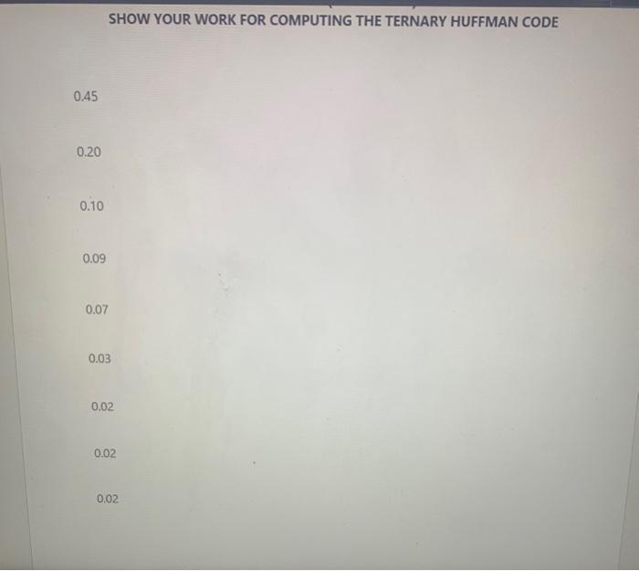 Solved Repeat the code development for the alphabet in | Chegg.com