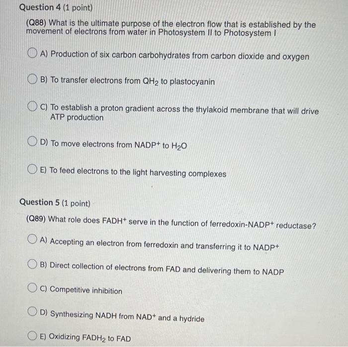 Solved Question 4 (1 point) (Q88) What is the ultimate | Chegg.com