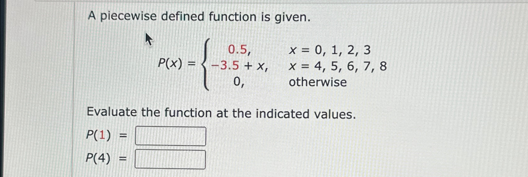 Solved A piecewise defined function is | Chegg.com