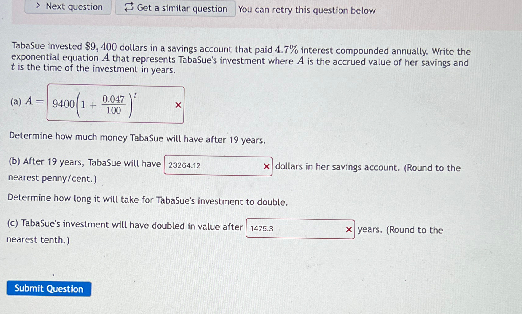 Solved Next question⇄ ﻿Get a similar questionYou can retry | Chegg.com