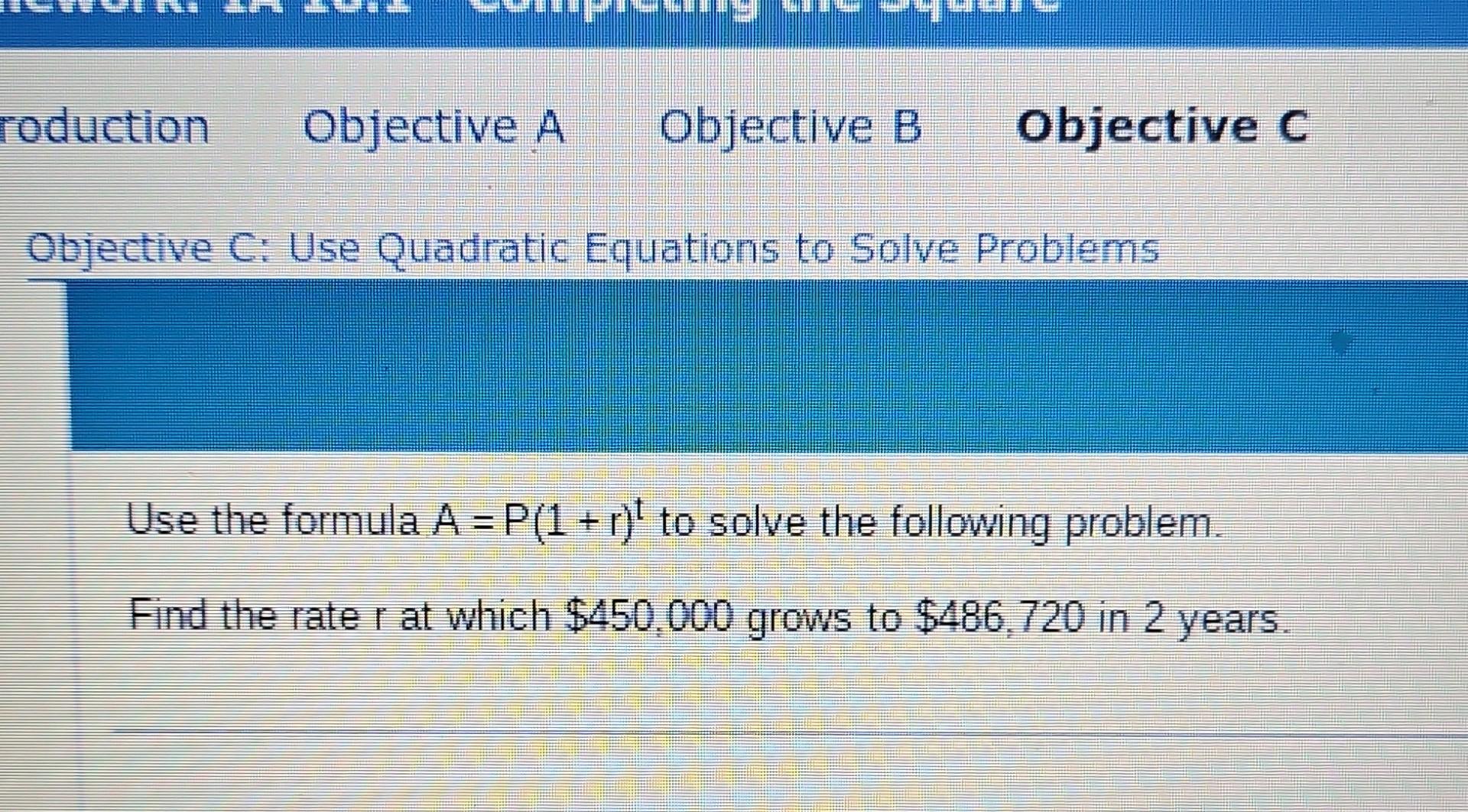 Solved Use the formula A=P(1+r)t to solve the following | Chegg.com