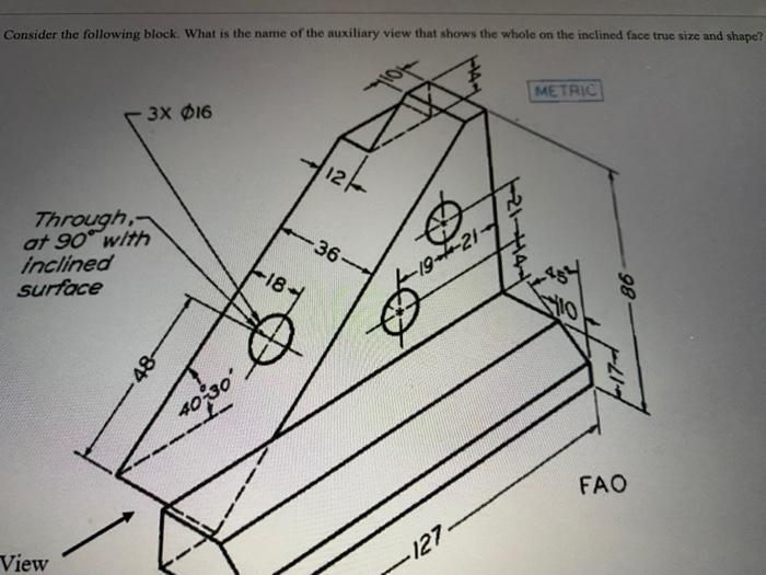 Solved Consider the following clamp slide. Surface A is: | Chegg.com