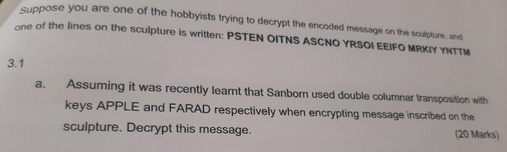 Solved Study the scenario and complete the question(s) that | Chegg.com