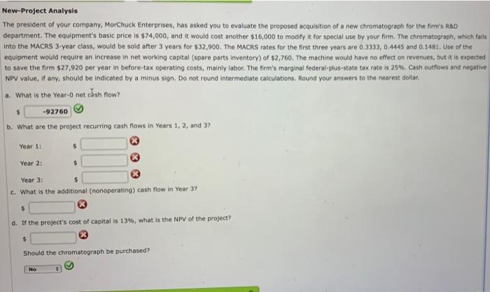 Solved The Campbell Company is considering adding a robotic | Chegg.com