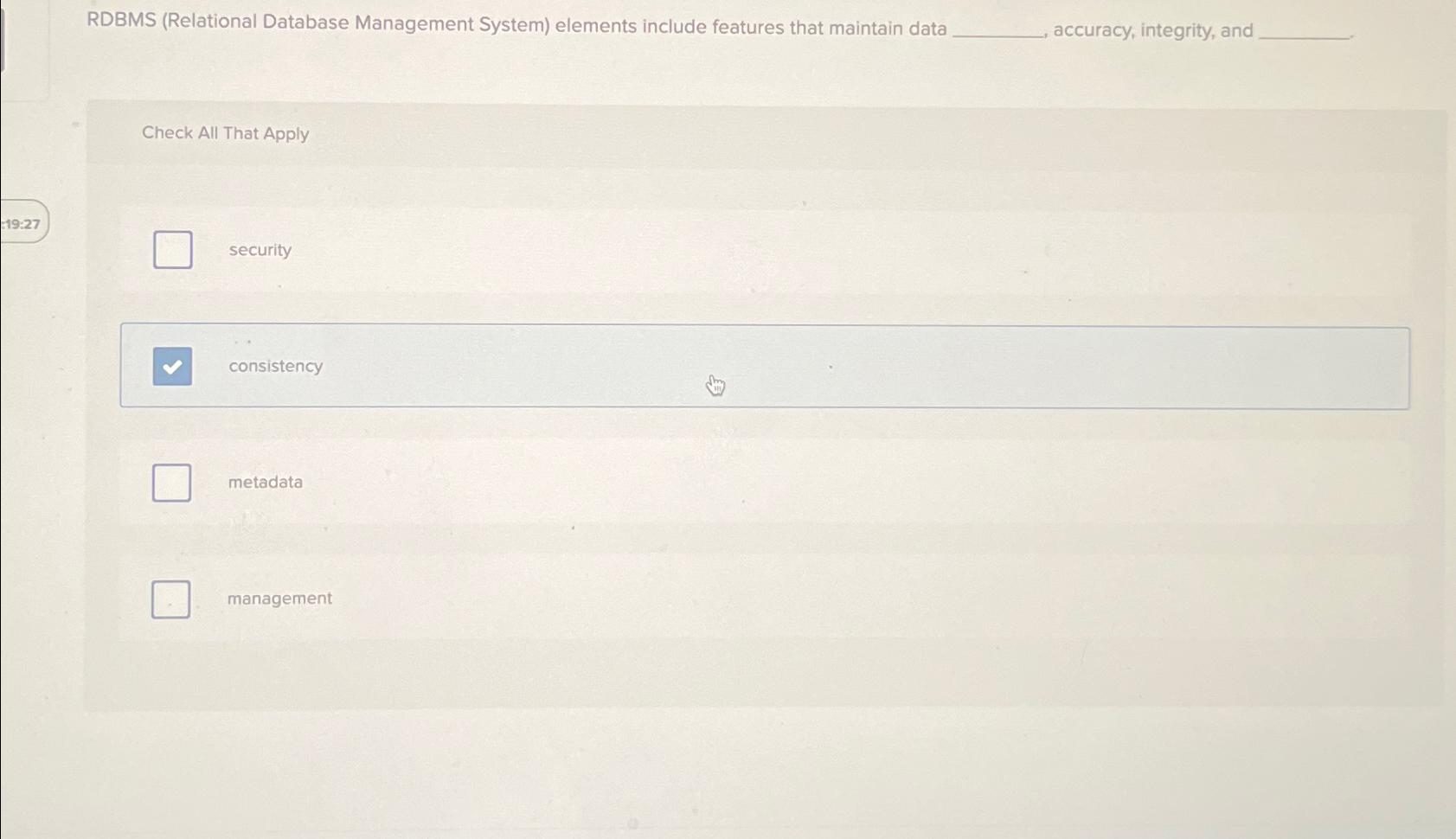 Solved RDBMS (Relational Database Management System) | Chegg.com