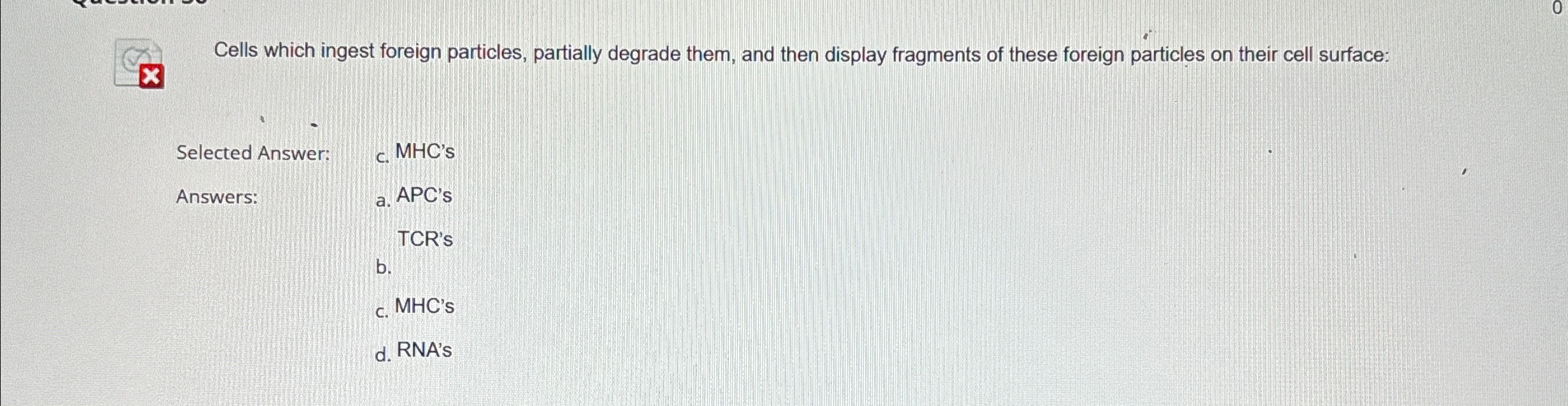 Solved Cells which ingest foreign particles, partially | Chegg.com