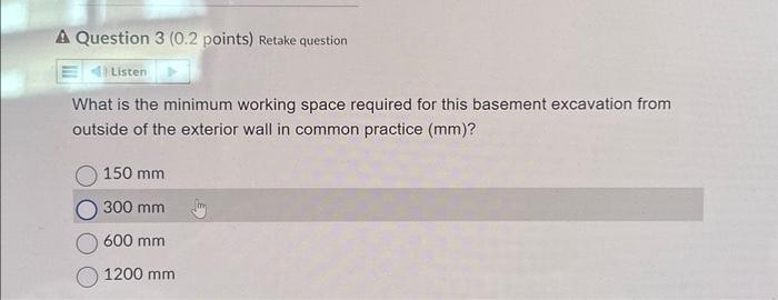 Solved A Question 3 (0.2 points) Retake question Listen What | Chegg.com
