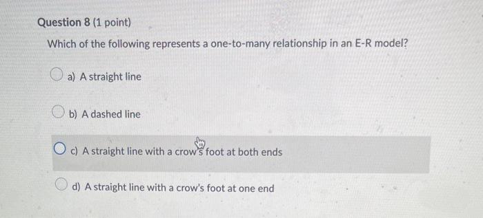 Solved Considering the following ERD, which tables and | Chegg.com