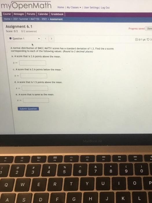 Solved myOpenMath Home My Classes User Settings Log Out | Chegg.com