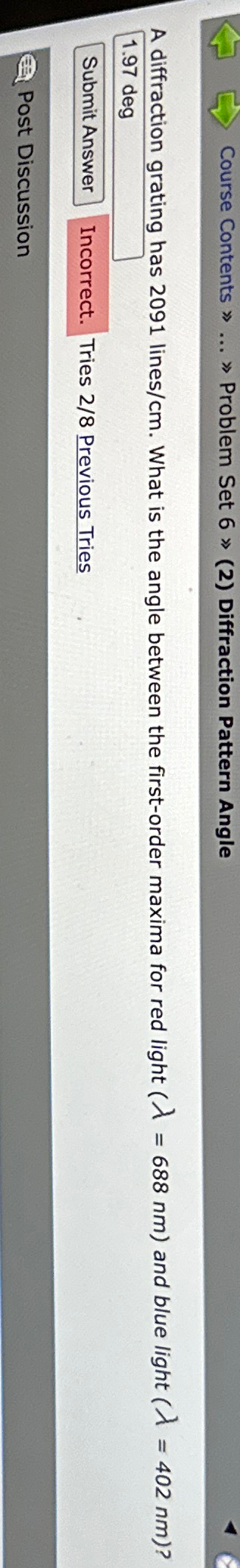 Solved Course Contents » ... » ﻿Problem Set 6≫ (2) | Chegg.com
