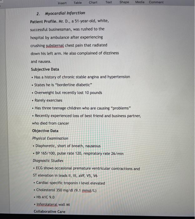 Solved Insert Table Chart Text Shape Media Comment 2. | Chegg.com
