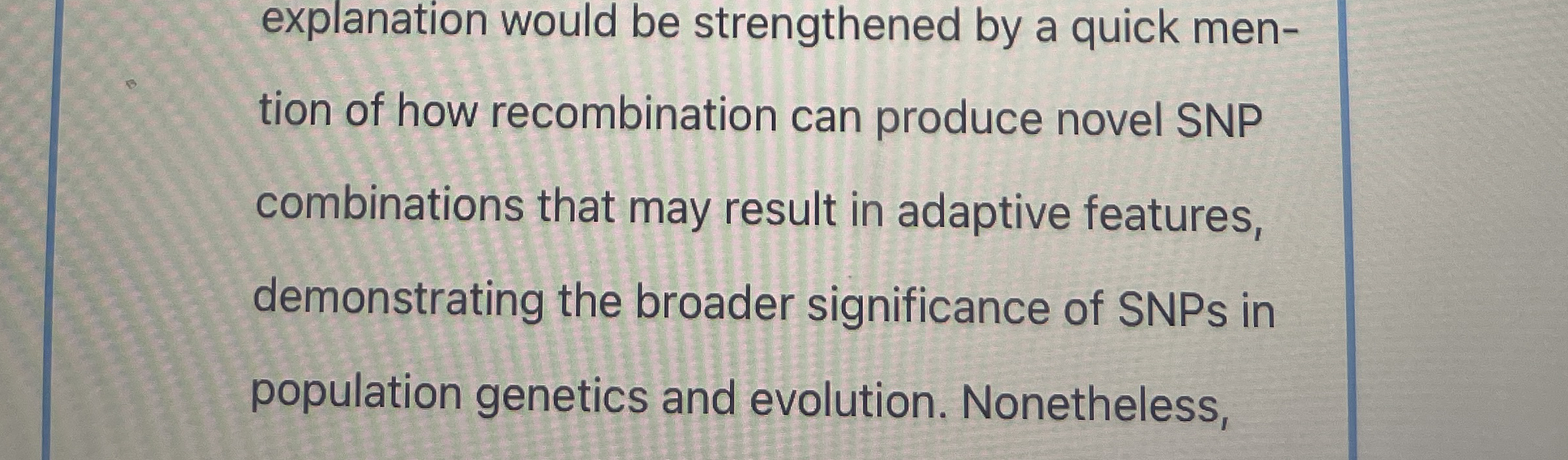 Solved SNP combinations that may result in adaptive | Chegg.com