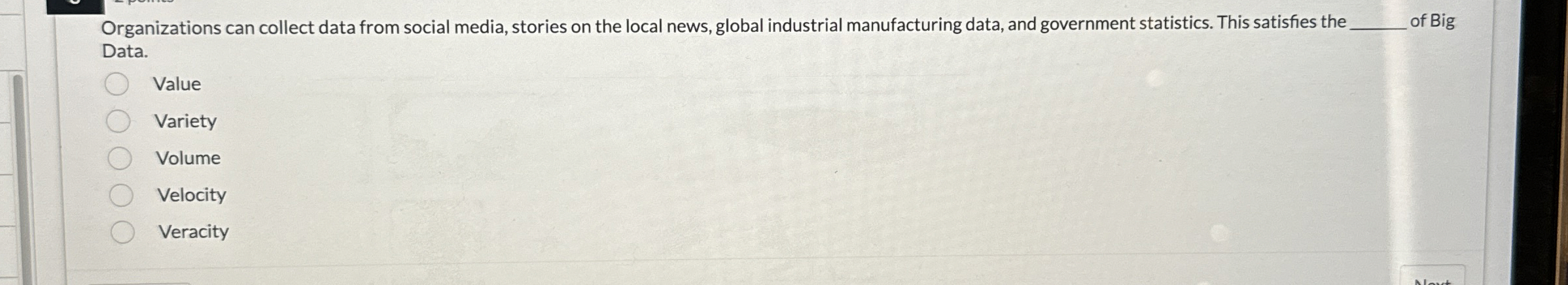Solved Organizations can collect data from social media, | Chegg.com