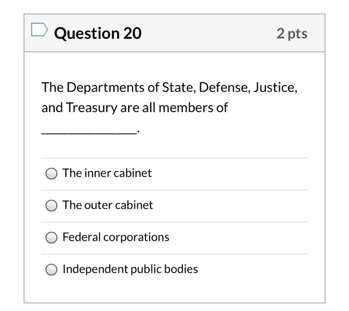 Solved The Departments of State, Defense, Justice, and | Chegg.com