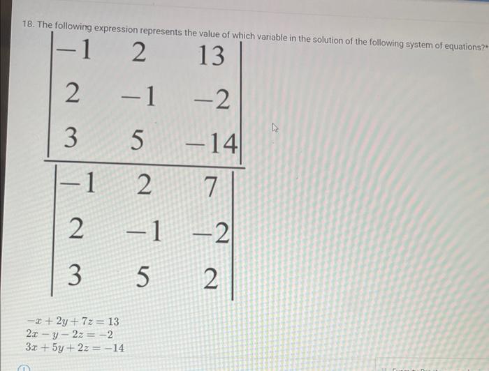 Solved ∣∣−1232−157−22∣∣∣∣−1232−1513−2−14∣∣ | Chegg.com