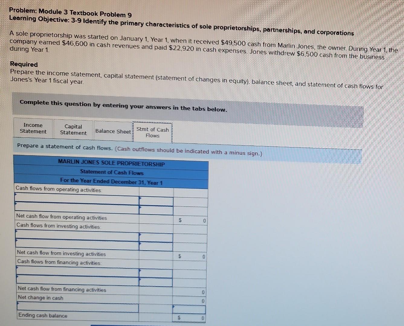 Solved Problem: Module 3 Textbook Problem 9 Learning | Chegg.com