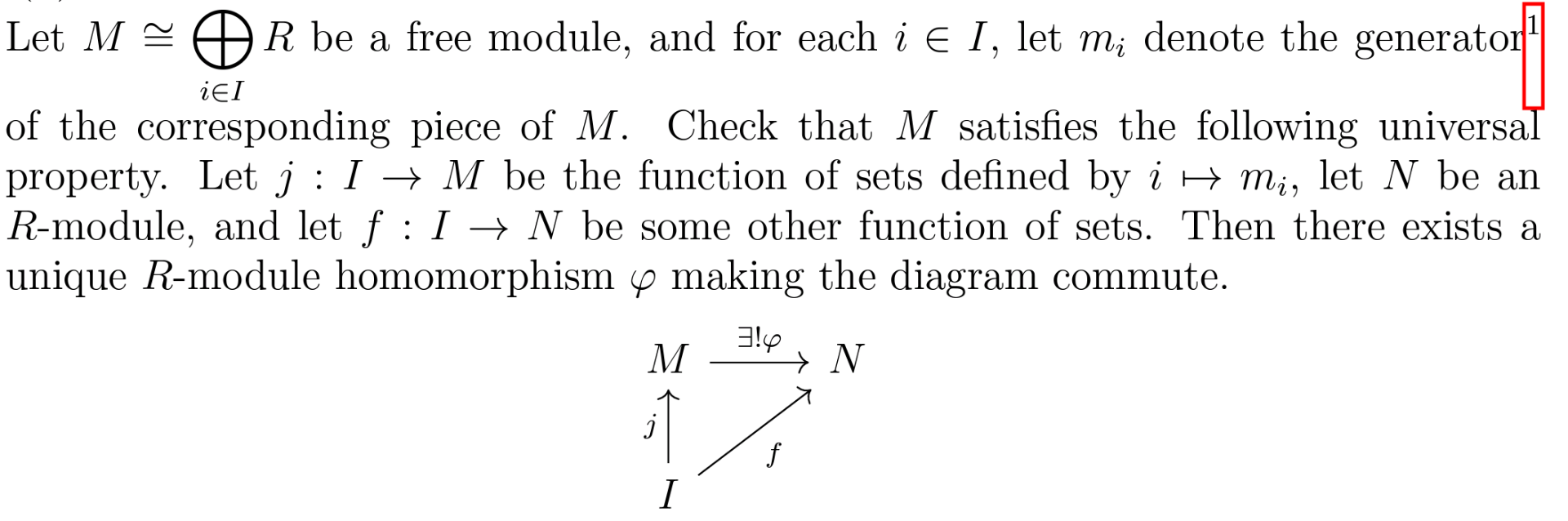 Solved Let M~=bigoplusiinIR be a free module, and for each | Chegg.com Solved Let M~=bigoplusiinIR be a free module, and for each | Chegg.com