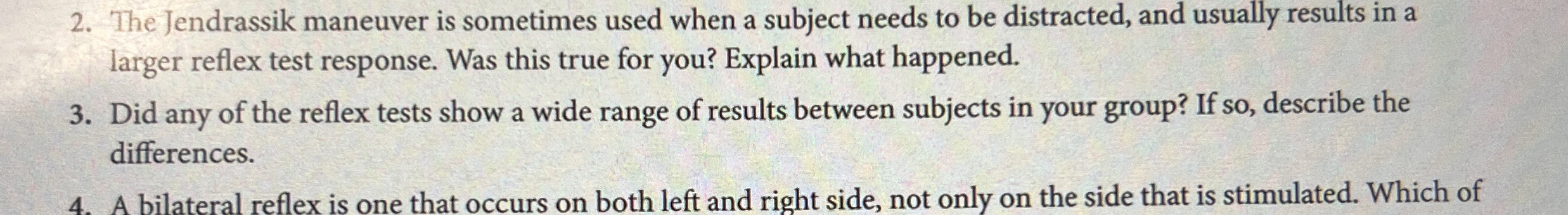 Solved The Jendrassik maneuver is sometimes used when a | Chegg.com