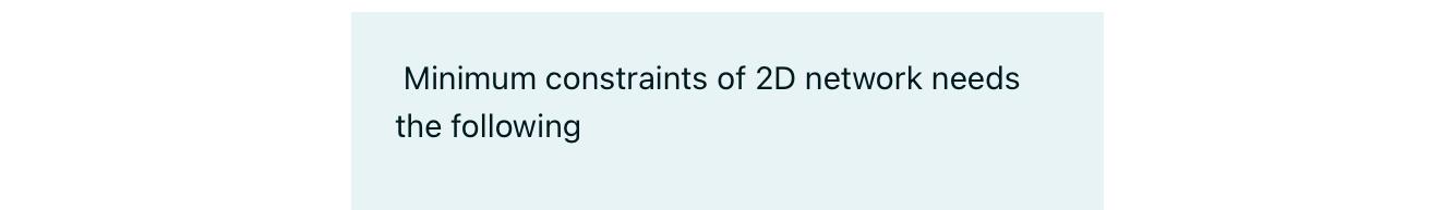 Solved Minimum constraints of 2D network needs the following | Chegg.com