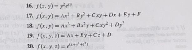 Solved In Exercises 9-20, find the Hessian matrix f′′. 9. | Chegg.com