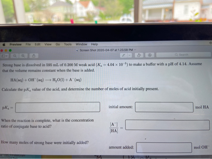 Solved Preview File Edit View Go Tools Window Help Screen | Chegg.com