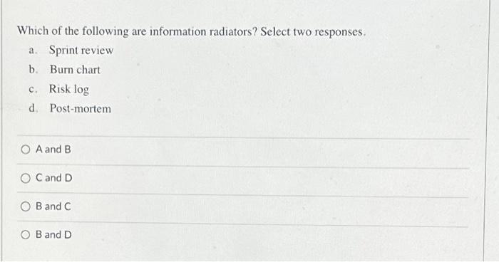 Solved You are leading an agile project using the Scrum | Chegg.com
