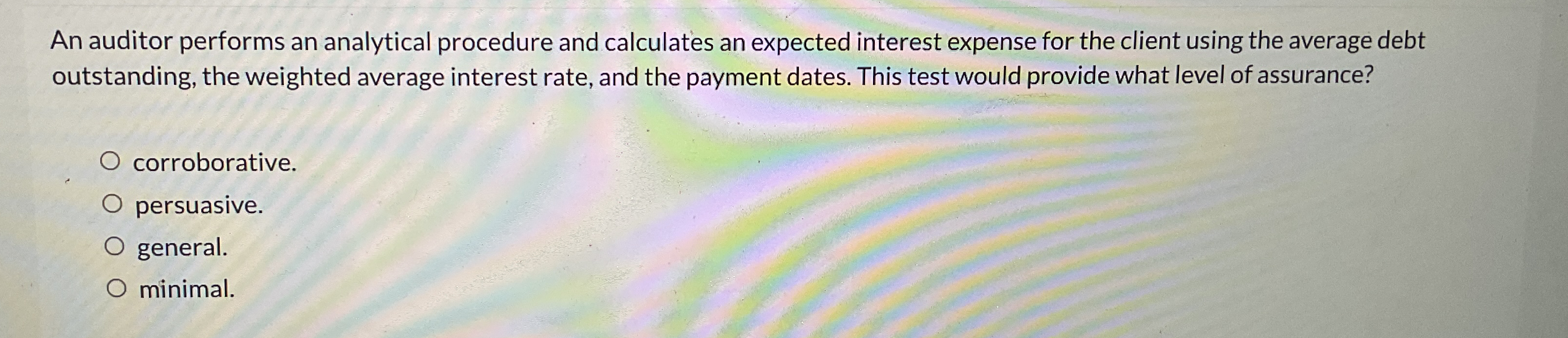 Solved An auditor performs an analytical procedure and | Chegg.com