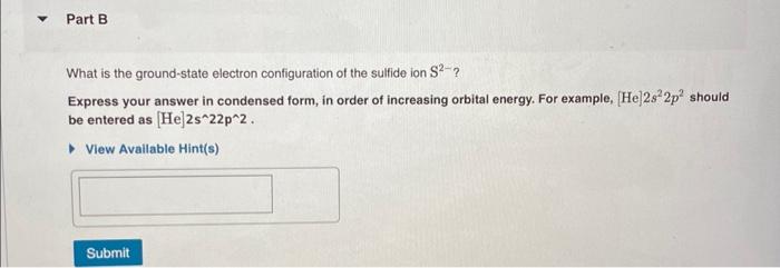 Solved What is the ground-state electron configuration of a | Chegg.com
