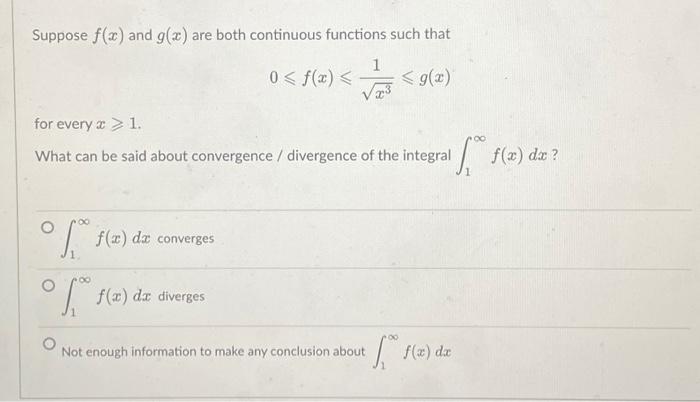 Solved Suppose f(x) and g(x) are both continuous functions | Chegg.com