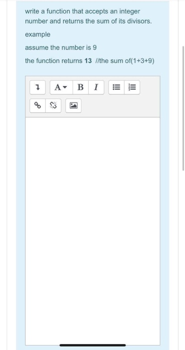 Solved write a function that accepts an integer number and | Chegg.com