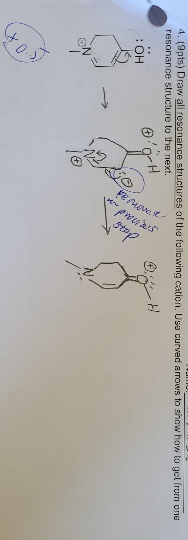 Solved Draw all resonance structures of the following | Chegg.com