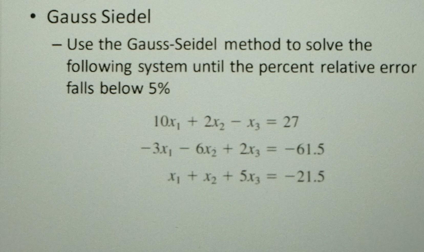 Solved LU Factorization - Solve the following system of | Chegg.com