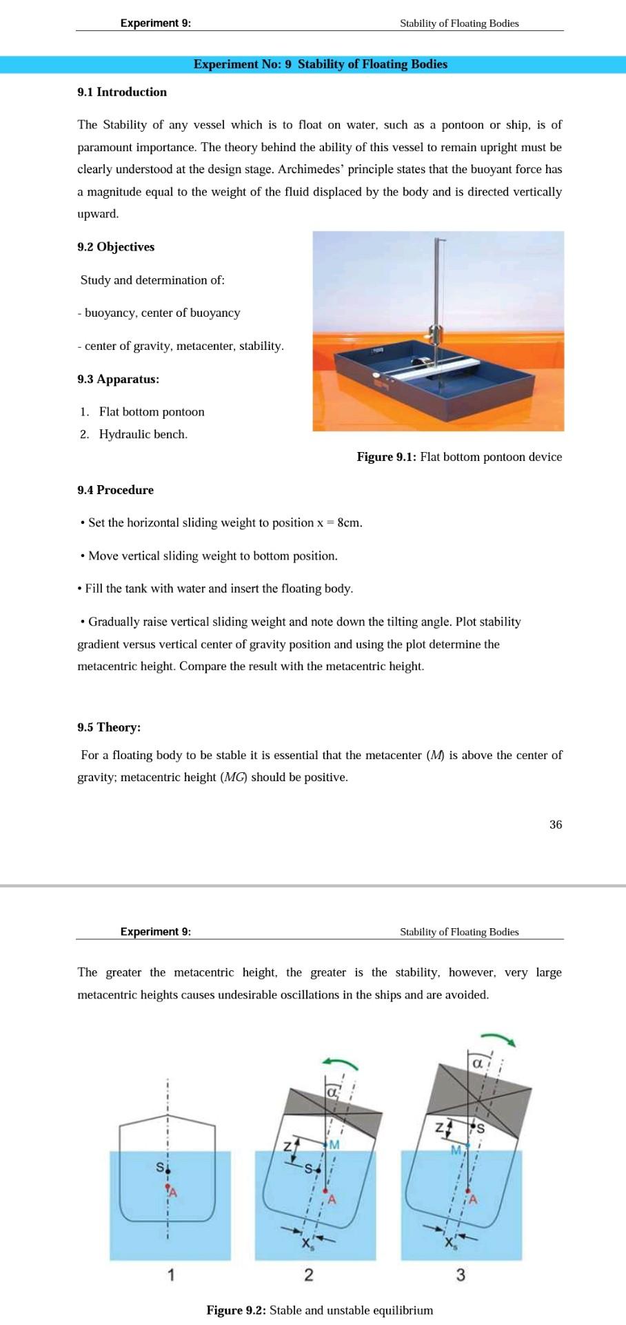 Solved versity Class: No: Date: Esperamente os 9 Stability | Chegg.com