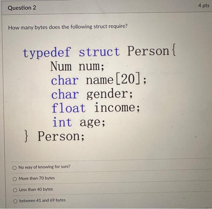 Solved Based on ONLY what you see, how many different data | Chegg.com