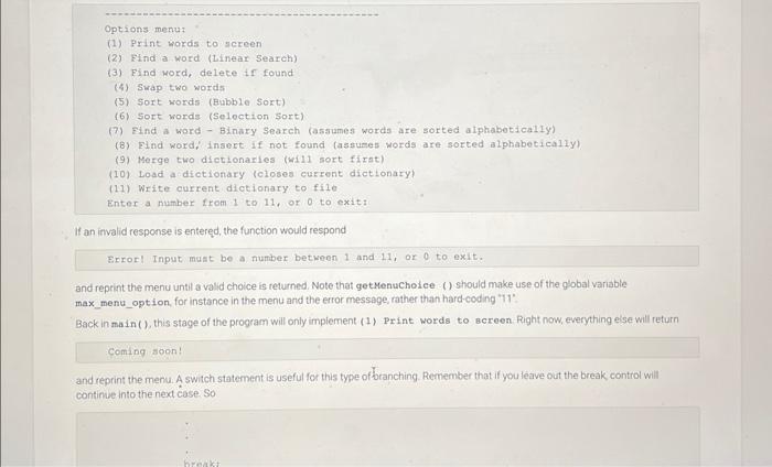 Solved That dictionary is already open! pick another. Which | Chegg.com