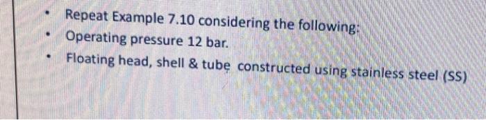 Solved Find the bare module cost of a floating-head | Chegg.com