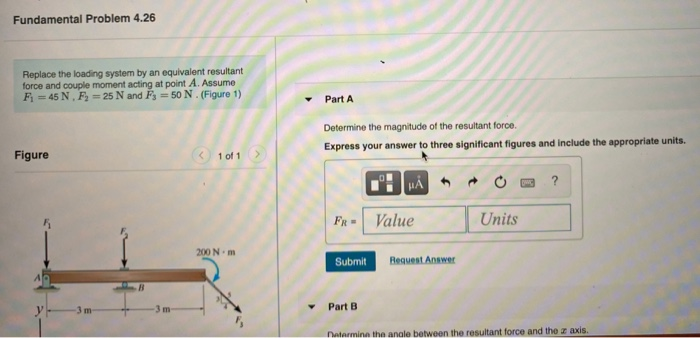 Solved Fundamental Problem 4.26 Replace the loading system | Chegg.com