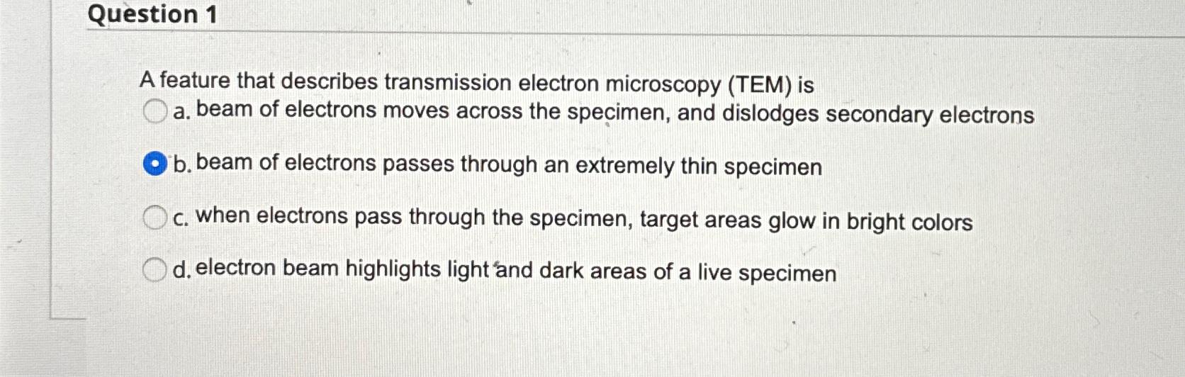 Solved Question 1A feature that describes transmission | Chegg.com