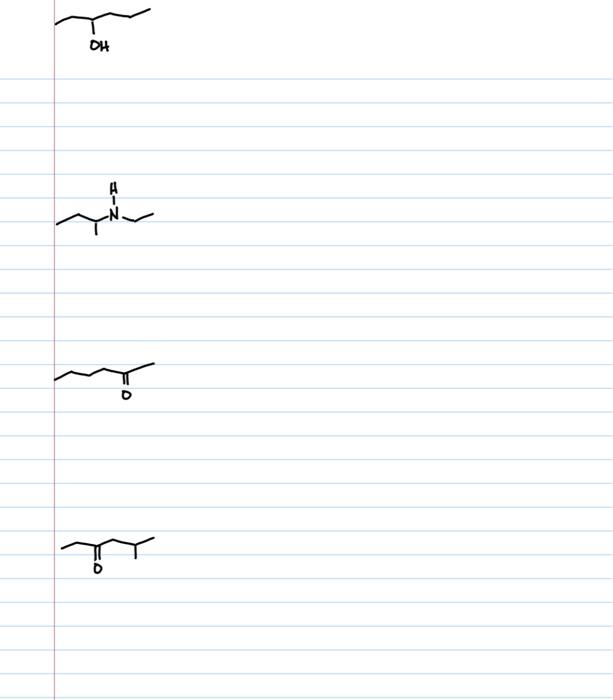 Solved Predict the fragmentation for the following | Chegg.com