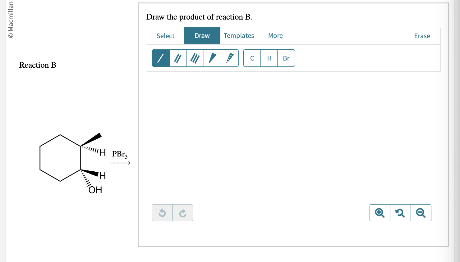 Solved Reaction BDraw the product of reaction B. | Chegg.com