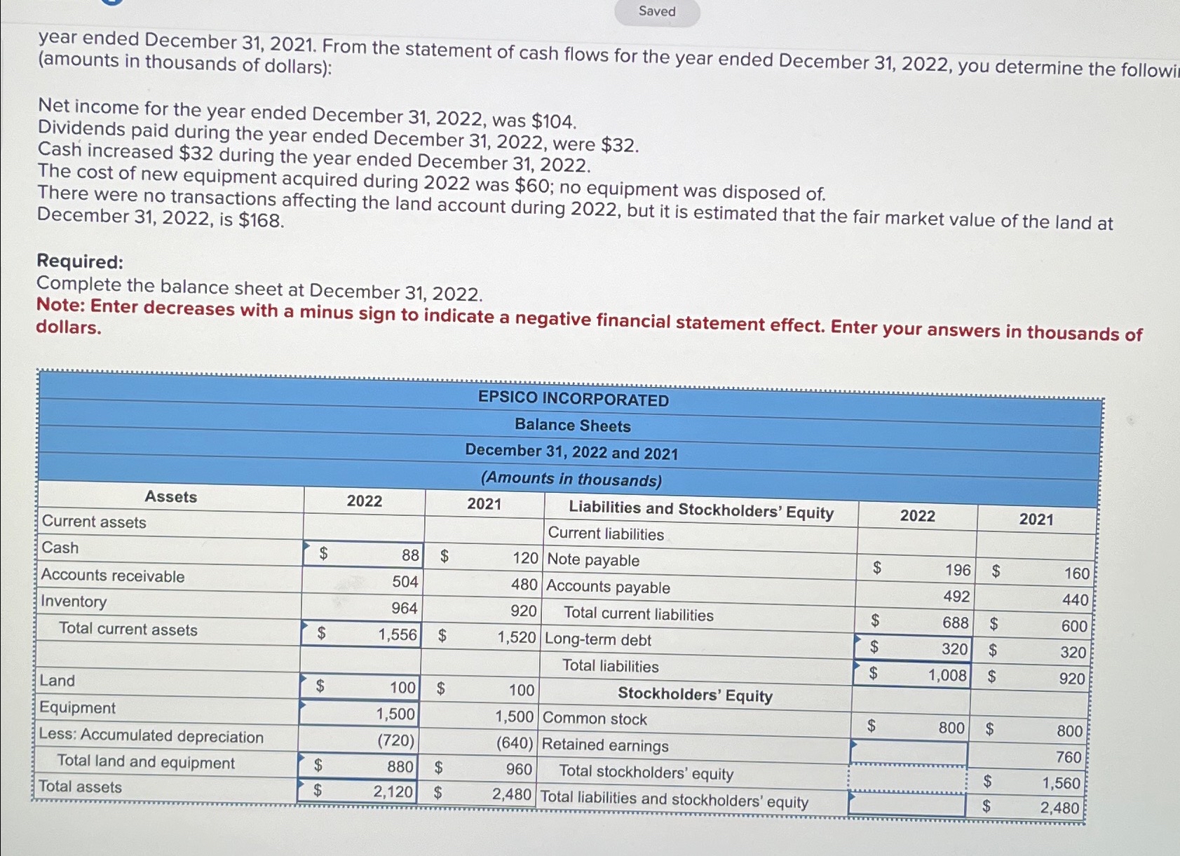 Solved Please help me fill in the highlighted boxes. I tried | Chegg.com