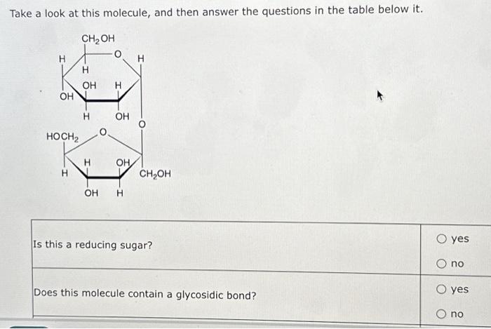 Solved Take a look at this molecule, and then answer the | Chegg.com