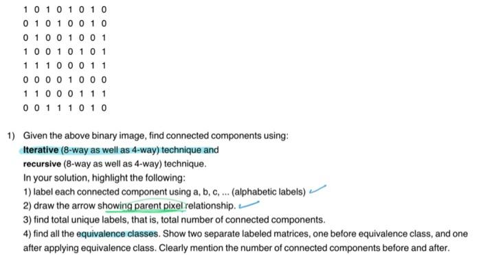 Solved 10101010 01010010 01001001 10010101 11100011 ооооооо | Chegg.com