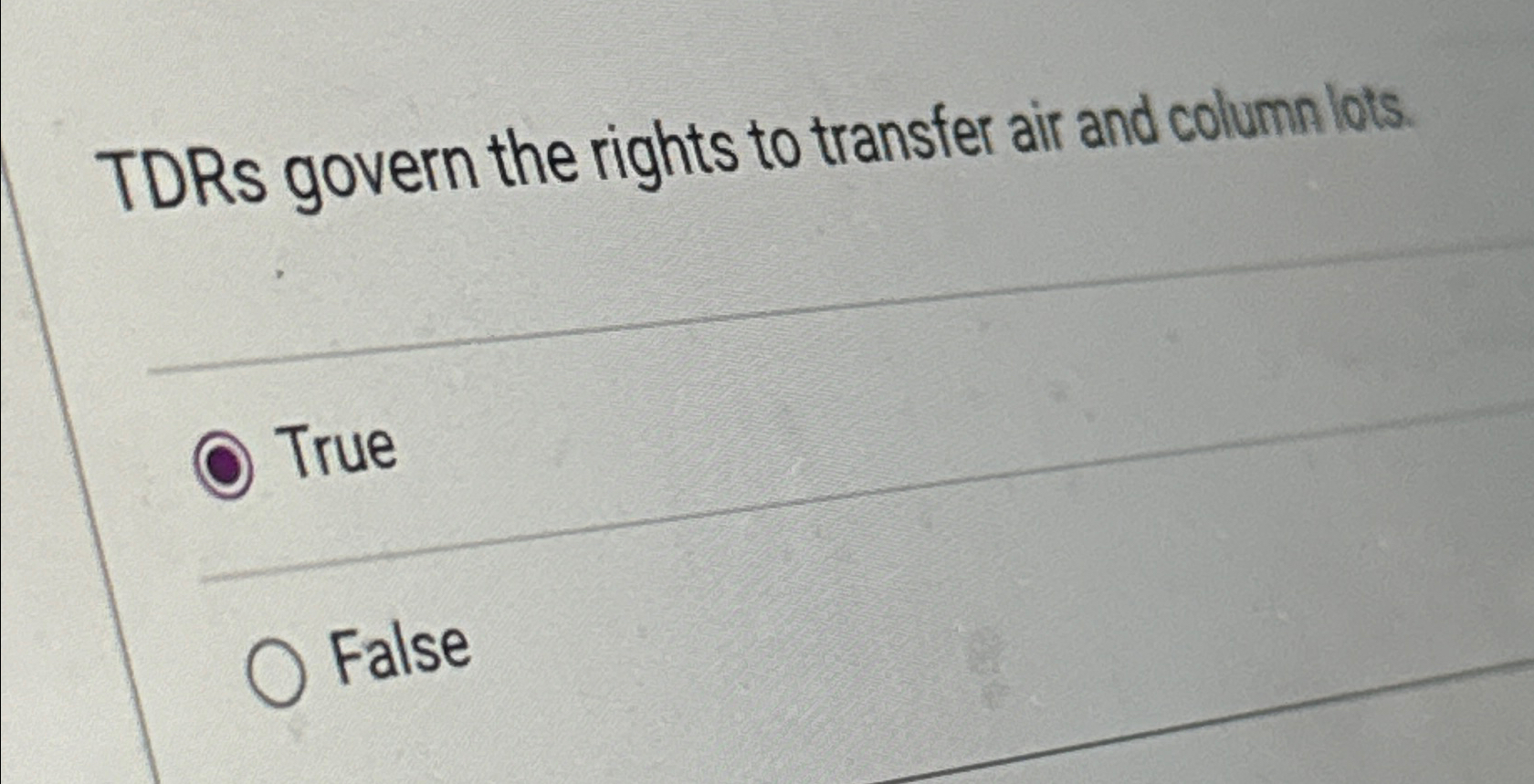 Solved TDRs govern the rights to transfer air and | Chegg.com