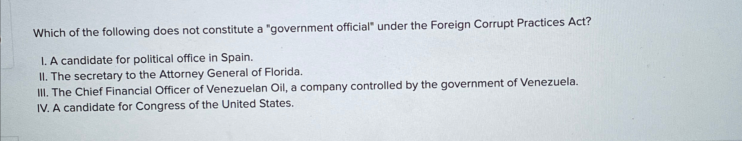 Solved Which of the following does not constitute a | Chegg.com