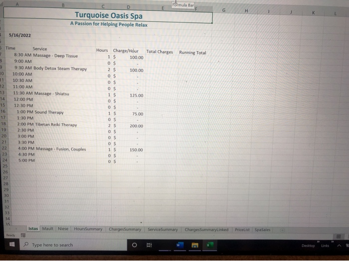 Grader - Instructions Excel 2019 Project | Chegg.com