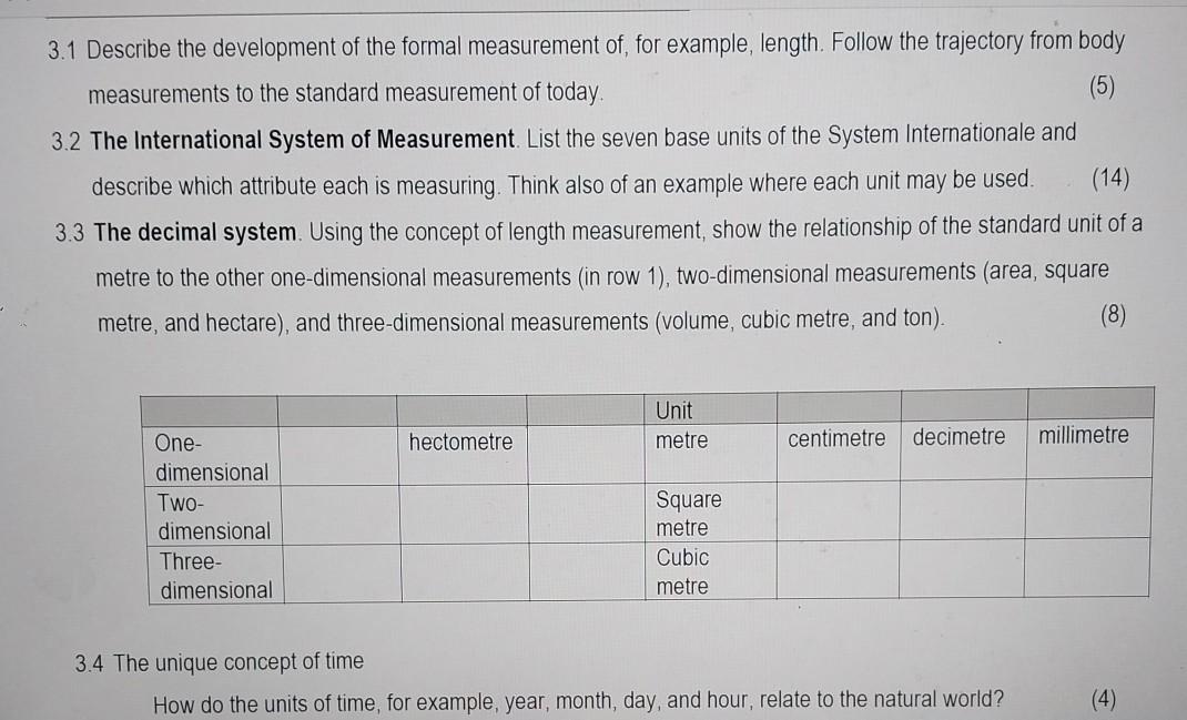 Solved 3.1 Describe the development of the formal | Chegg.com