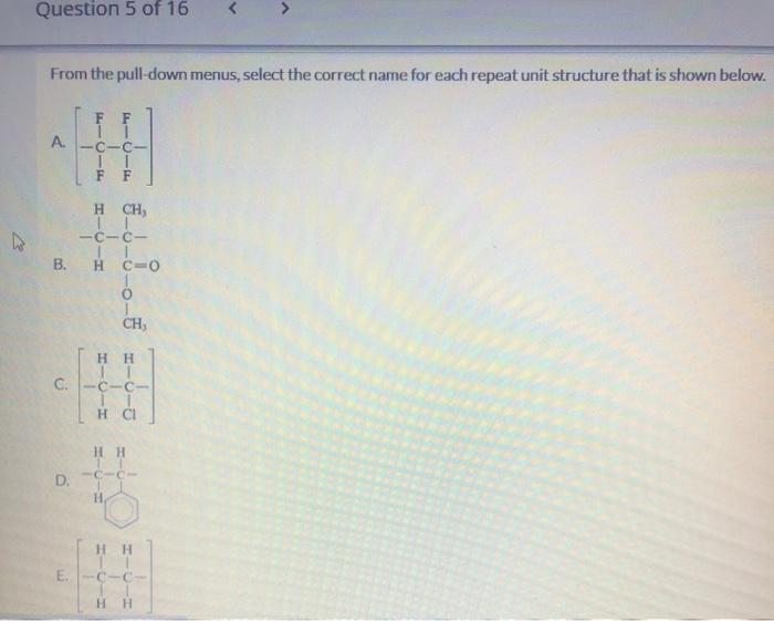 Solved Question 5 of 16