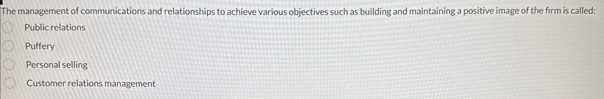 Solved The management of communications and relationships to | Chegg.com