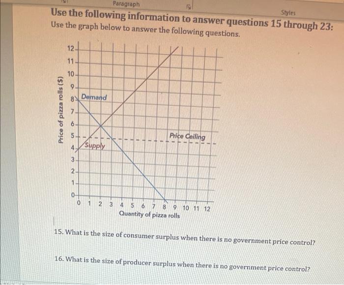 Solved Paragraph Styles Use the following information to | Chegg.com